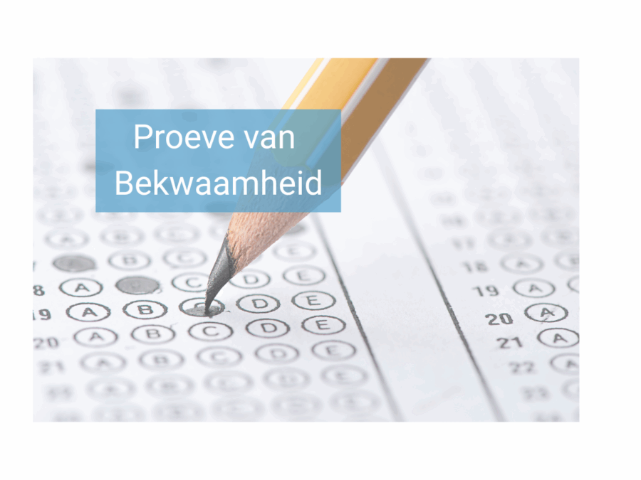 Proeve van Bekwaamheid - PMA Institute
